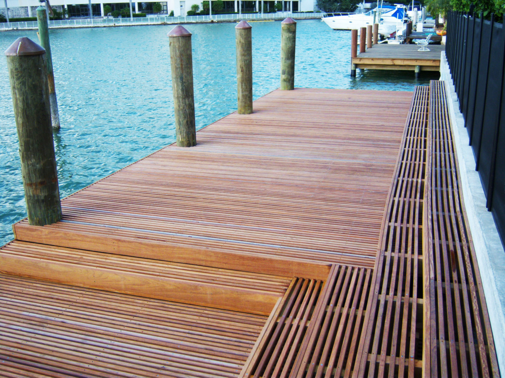 Stunning Ipe grating dock - Dock & Marine Construction